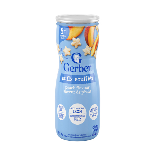 Buy Gerber Graduates Peach Puffs 42 g | Safeway Canada