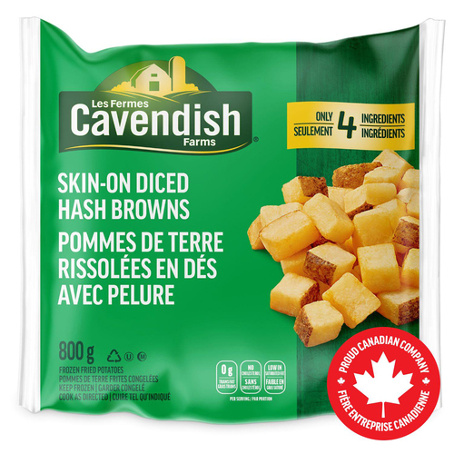 Buy Cavendish Farms Classic Hash Browns Skin-On Diced 800 g | Sobeys Inc.