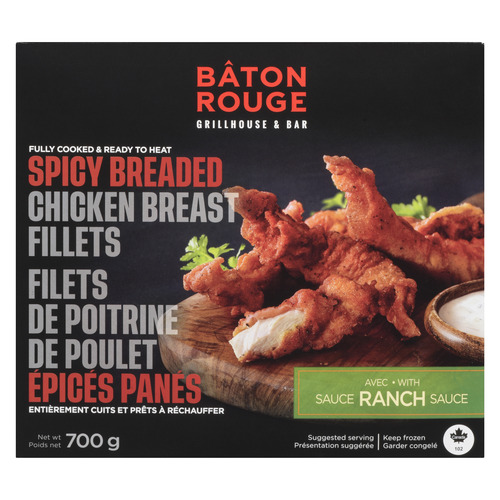 Buy Bâton Rouge Frozen Chicken Breast Fillet Spicy Breaded 700 g ...