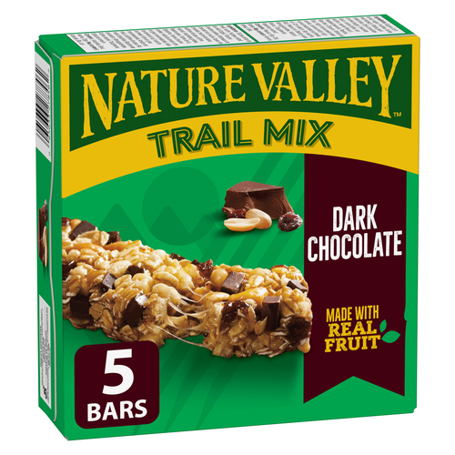 Buy Nature Valley Chewy Trail Mix Granola Bars Dark Chocolate 5 Count ...