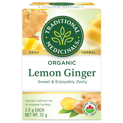 Buy Traditional Medicinals Tea Lemon Ginger 16 Tea Bags | Safeway Canada