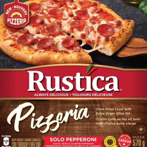 Buy Rustica Frozen Pizza Oven Fired Solo Pepperoni 570 g | Safeway Canada