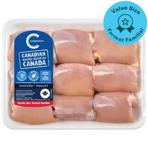 Buy Compliments Chicken Thighs Boneless Skinless Value Size 900 g (6-9 ...