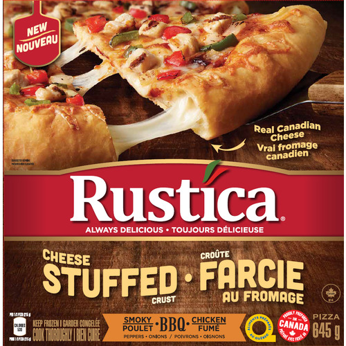 Buy Rustica Frozen Pizza Stuffed Crust Smoky BBQ Chicken 645 g | Sobeys ...