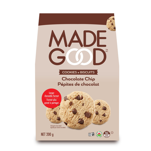Buy MadeGood Cookies Chocolate Chip Crunchy 200 g | Sobeys Inc.