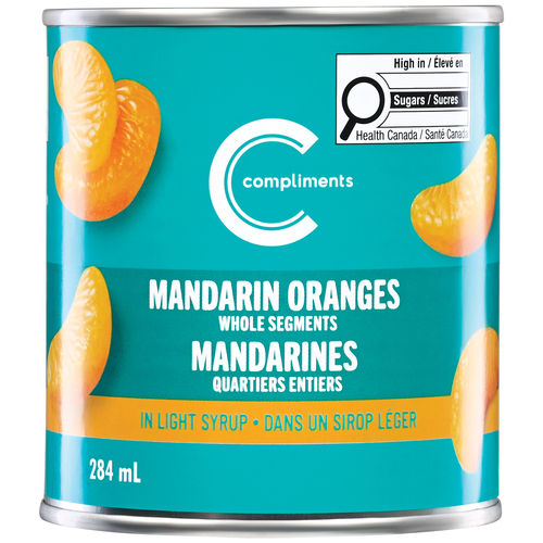 Buy Compliments Canned Mandarin Oranges Whole Segments In Light Syrup ...