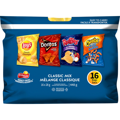 Buy Frito Lay Multipack Classic Mix 16 count 448 g | Foodland