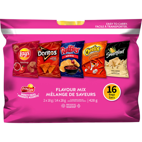Buy Frito Lay Multipack Flavour Mix 16 count 428 g | FreshCo