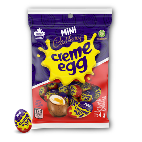 Buy Cadbury Mini Creme Eggs Milk Chocolate Soft Fondant Centre Easter ...