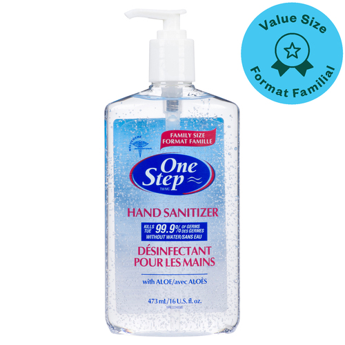 Buy One Step Pump Hand Sanitizer Family Size 473 ml | FreshCo