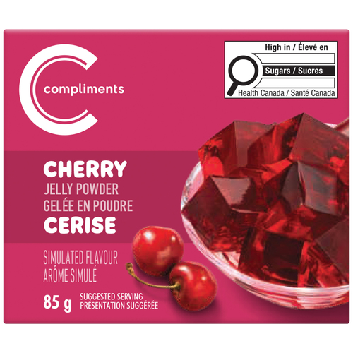 Buy Compliments Jelly Powder Cherry 85 g | Sobeys Inc.