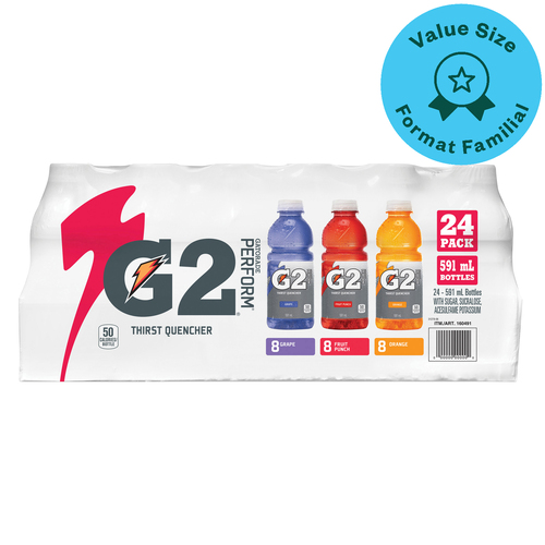 Buy Gatorade Sports Drink G2 Club Pack 24 x 591 ml (bottles) | Safeway ...