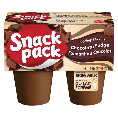 Buy Snack Pack Pudding Chocolate Fudge 4 x 99 g | Safeway Canada