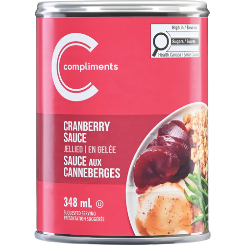 Buy Compliments Jellied Sauce Cranberry 348 ml | Safeway Canada