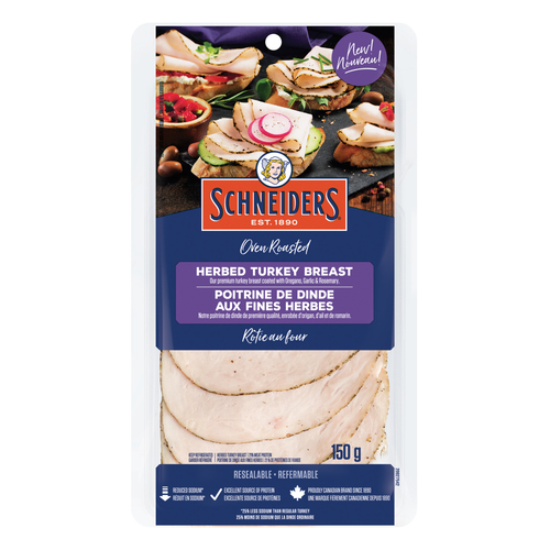 Buy Schneiders Turkey Breast Herbed 150 g | Sobeys Inc.