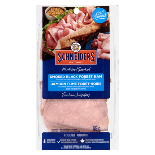 Buy Schneiders Deli Sliced Smoked Ham Black Forrest 175 g | Safeway Canada