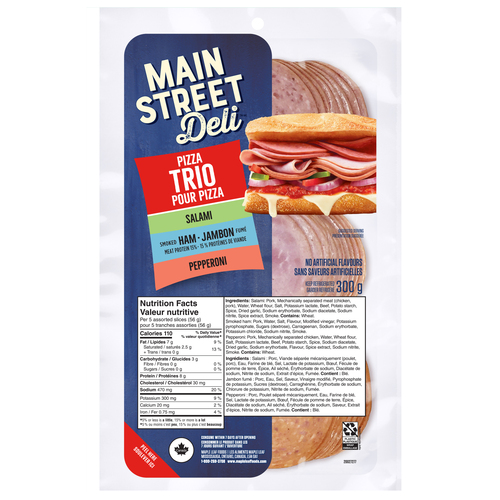Buy Main Street Deli Pizza Meat Trio Pack 300 g | Sobeys Inc.