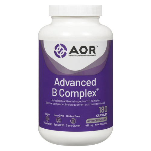 Buy AOR Advanced B Complex 499 mg Capsules 180 Count | Sobeys Inc.