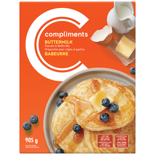 Buy Compliments Pancake & Waffle Mix Traditional Buttermilk 905 g ...