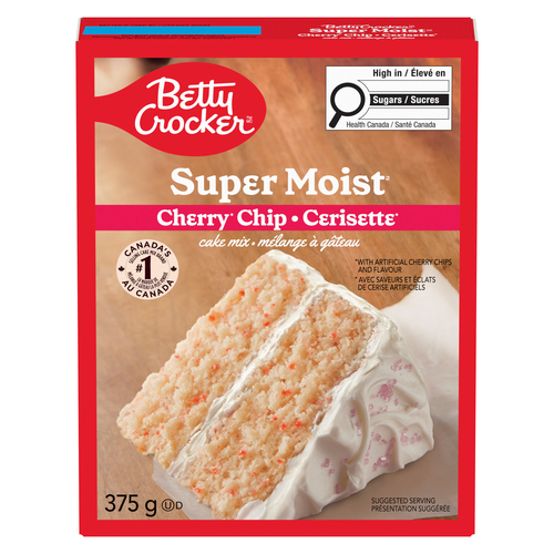 Buy Betty Crocker SuperMoist Cake Mix Cherry Chip 375 g | Safeway Canada