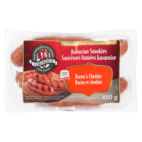 Buy Grimm's Bavarian Smokies Bacon & Cheddar 450 g | Sobeys Inc.