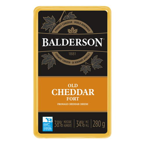 Buy Balderson Cheddar Cheese Old Cheddar 280 g | Foodland