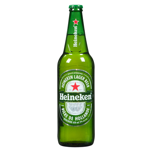 Buy Heineken Lager Beer 5% Alcohol 650 ml (bottle) | FreshCo