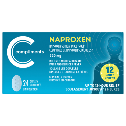 Buy Compliments Naproxen Sodium Tablets 220 mg 24 EA | Safeway Canada