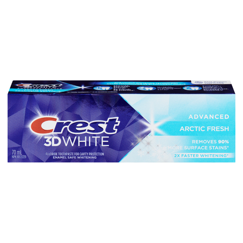 Buy Crest Advanced White Toothpaste Arctic Fresh 3D 70 ml | Safeway Canada