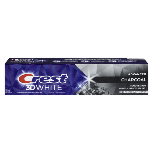 Buy Crest 3DWhite Advanced Charcoal Toothpaste 135 ml | Safeway Canada