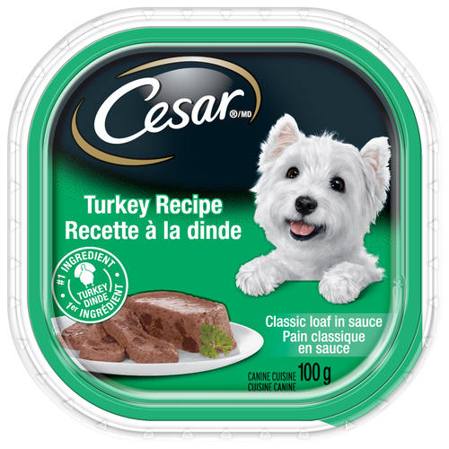 Buy Cesar Adult Wet Dog Food Classic Loaf In Sauce Turkey 100 g ...