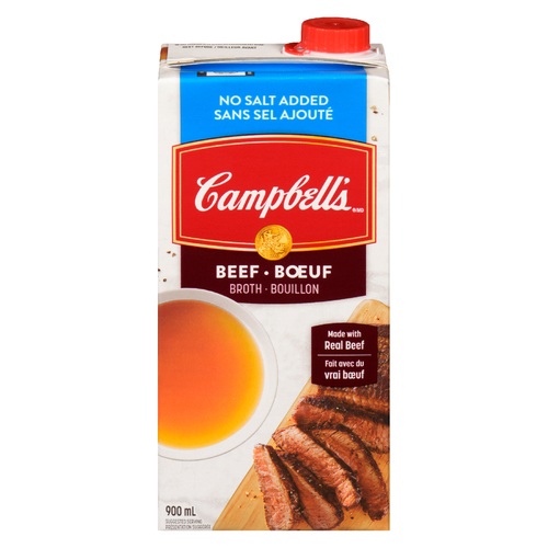 Buy Campbell's Broth No Salt Added Beef 900 ml | Safeway Canada