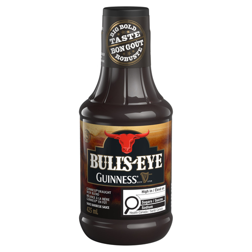 Buy Bull's-Eye Barbecue Sauce Guinness Draught Beer Blend 425 ml ...