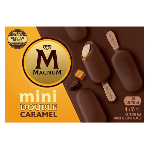 Buy Magnum Mini Ice Cream Bar Double Caramel 4 x 55 ml | Safeway Canada
