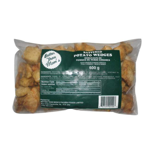 Buy Better Than Moms Battered Potato Wedges 600 g (frozen) | Sobeys Inc.