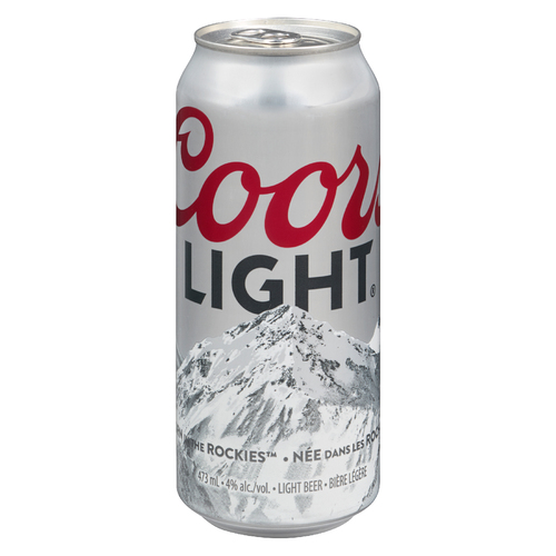 Buy Coors Light Beer 4% Alcohol 473 ml (can) | FreshCo