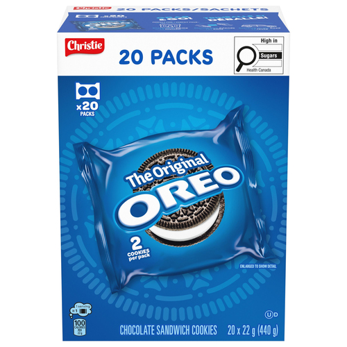 Buy Oreo Original Sandwich Cookies Chocolate 20 x 22 g | Sobeys Inc.