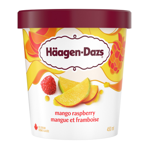 Buy Haagen-Dazs Ice Cream Mango Raspberry 450 ml | Sobeys Inc.