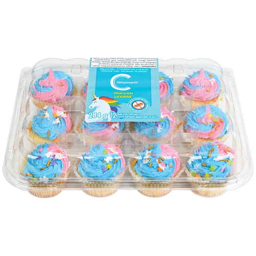 Buy Compliments Mini Cupcakes Unicorn 284 g (frozen) | Safeway Canada