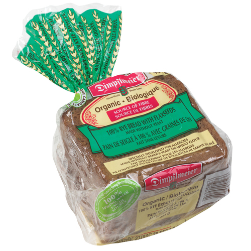Buy Dimpflmeier Organic Rye Bread With Flaxseeds 454 g | FreshCo