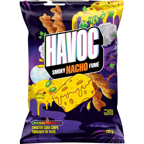 Buy Havoc Twisted Corn Chips Smoky Nacho 232 g | Sobeys Inc.