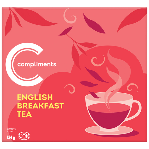 Buy Compliments Tea English Breakfast 48 Tea Bags | Foodland