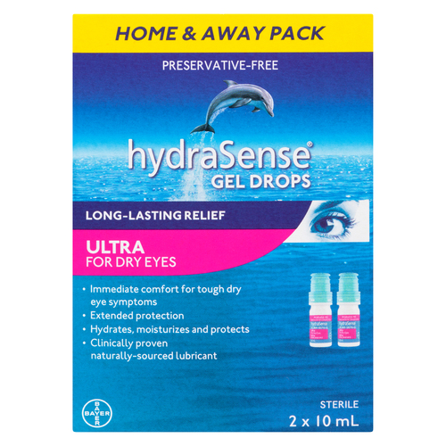Buy Hydra Sense Gel Drops Ultra For Dry Eyes 2 x 10 ml | FreshCo