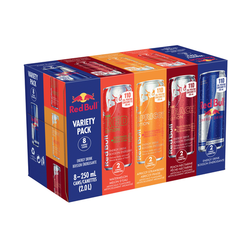 Buy Red Bull Energy Drink Variety Pack 8 x 250 ml (Cans) | Safeway Canada
