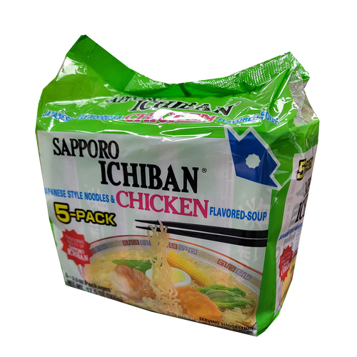 Buy Sapporo Ichiban Japanese Style Instant Noodles Chicken 5 Pack 500 g ...