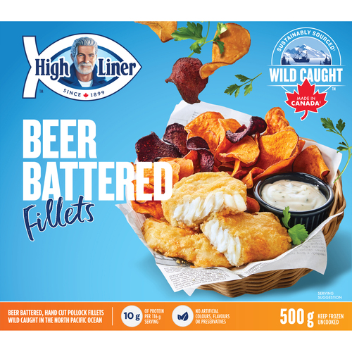 Buy High Liner Family Favourites Frozen Fish Fillets Beer Battered 500 ...