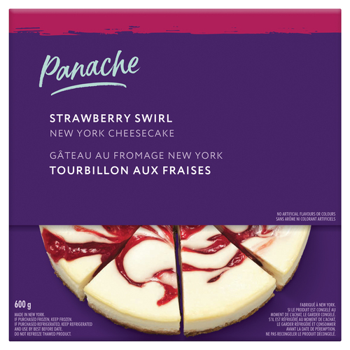 Buy Panache Frozen New York Cheesecake Strawberry Swirl 600 g | Safeway ...