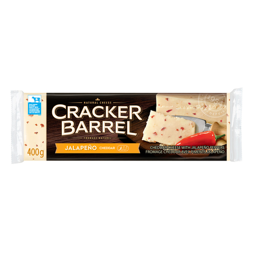 Buy Cracker Barrel Block Cheddar Cheese Jalapeno 400 g | Sobeys Inc.