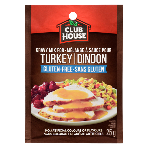 Buy Club House Gluten-Free Gravy Mix Turkey 25 g | Sobeys Inc.