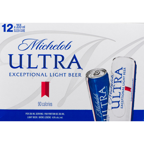 Buy Michelob Ultra Beer 4% Alcohol 12 x 355 ml (cans) | Sobeys Inc.